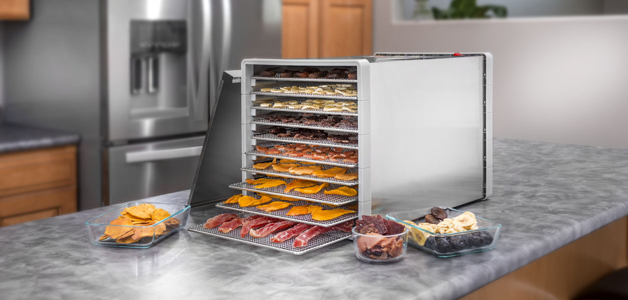 STX Dehydra 1200W-XLS 10 Tray Stainless Steel Food Dehydrator - 165°F ...